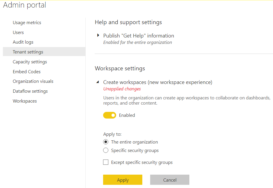 Since the workspace structure in a Power BI tenant plays such an important part in the ...